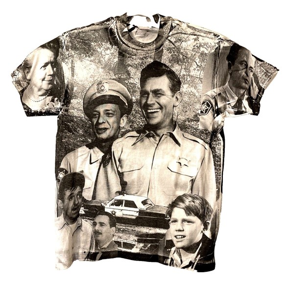 Delta | Shirts | Vintage Andy Griffith All Over Print T Shirt Mens ...
